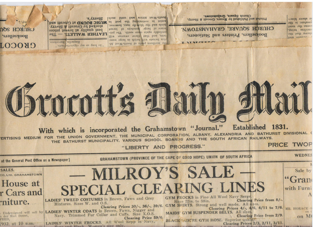 Grocott’s Mail – the first fifty years (1870-1920) – Grocott's Mail